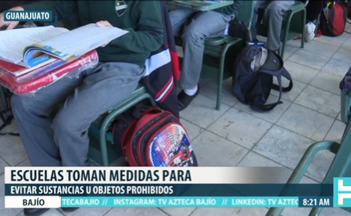 Escuelas toman medidas para evitar ingreso de sustancias prohibidas