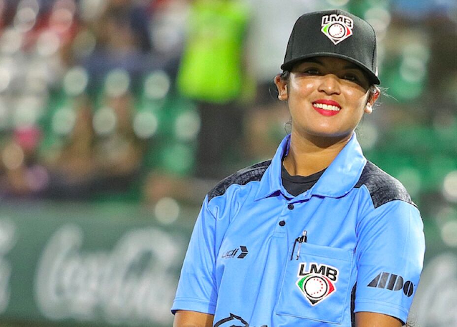 Julissa Iriarte, histórica umpire de Liga Mexicana de Beisbol