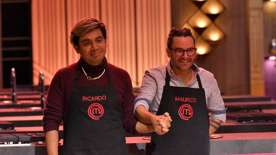 Ricardo Peralta se despide de Mau Mancera en MasterChef Celebrity
