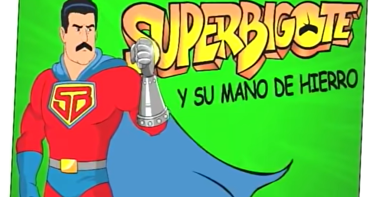 ‘Súperbigote’ serie animada que presenta a Maduro como un superhéroe