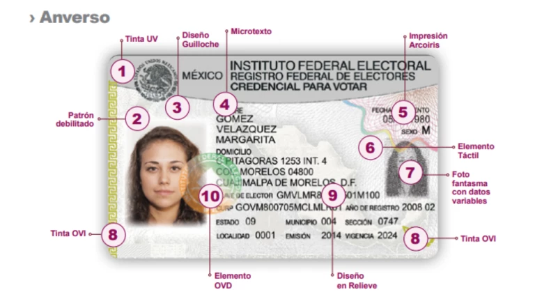 Credencial de elector: ¿Cuáles son los elementos clave?