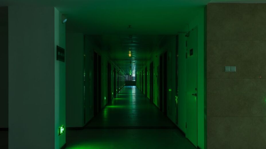 Pasillos vacíos con puertas, así son los backrooms