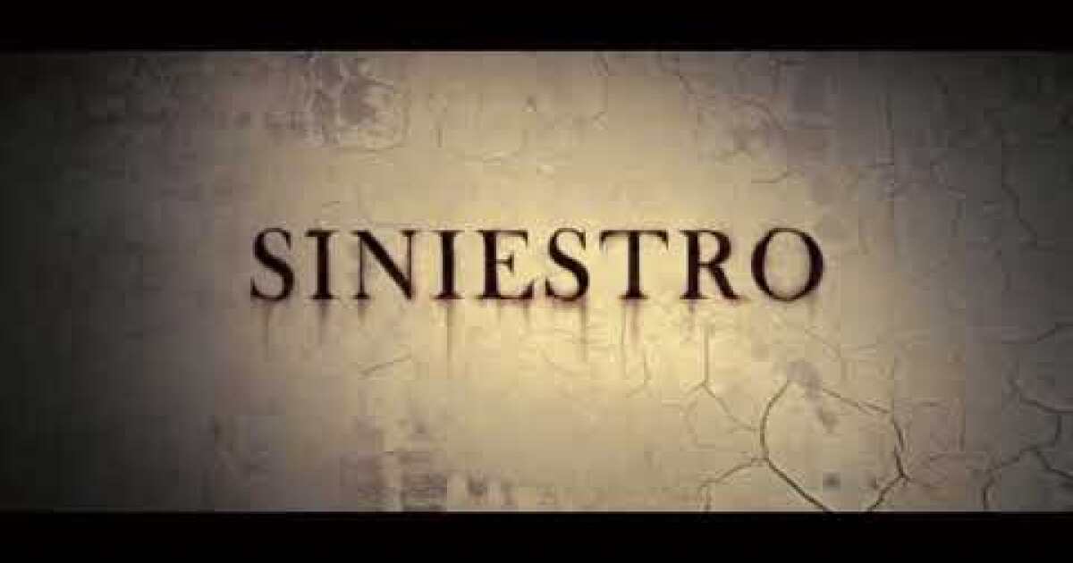 Este es el tráiler de la película de terror "Siniestro", ¿ya la viste?