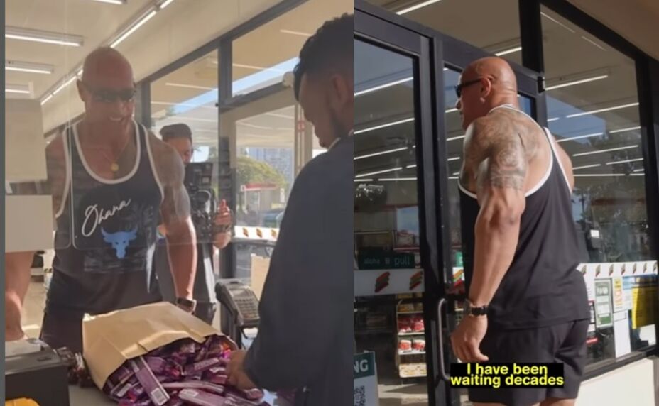 "Solía robar": “La Roca” compra todos los chocolates de una tienda