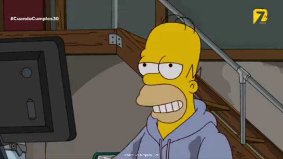 ¡Homero Simpson ya es fitness! Mira cómo logró comprometerse con el ...