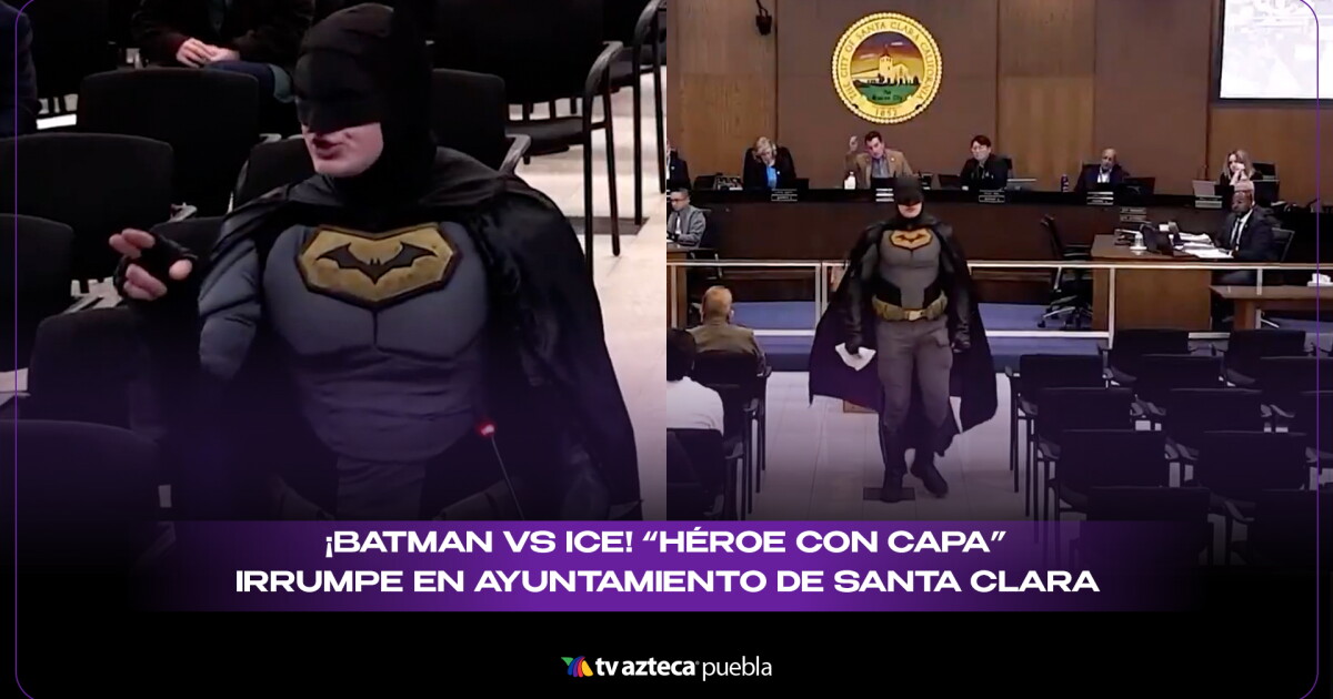 Hombre Disfrazado De Batman Protesta Contra Ice En Santa Clara Y Pide