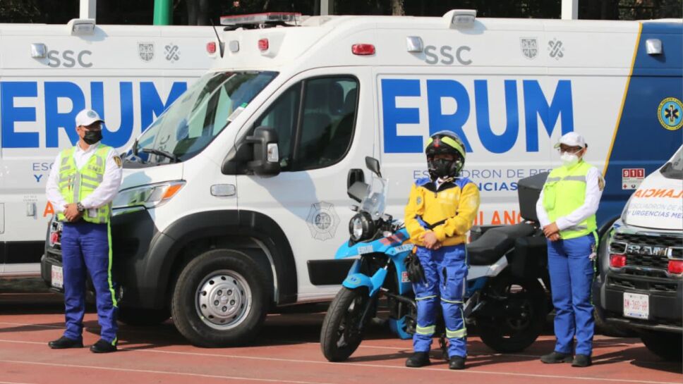 ERUM contará con 25 nuevas ambulancias con equipo de última generación