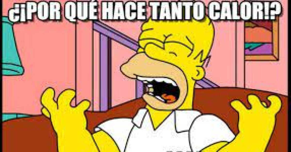 Los mejores memes del calor que circulan en las redes sociales