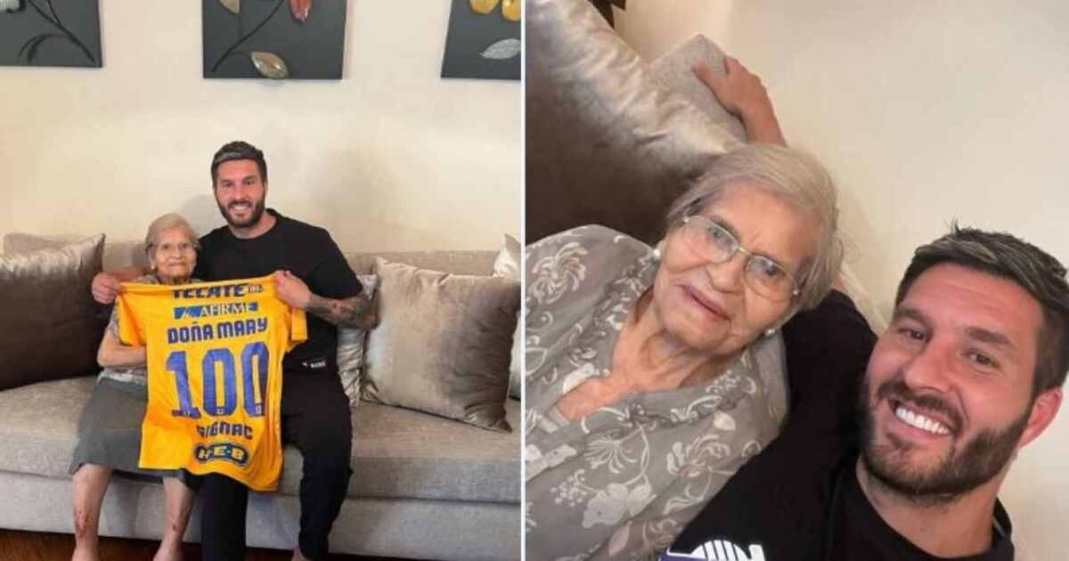 ¡Bomboro! Gignac cumple el sueño de abuelita aficionada de Tigres ¡Bomboro! Gignac cumple el sueño de abuelita aficionada de Tigres
