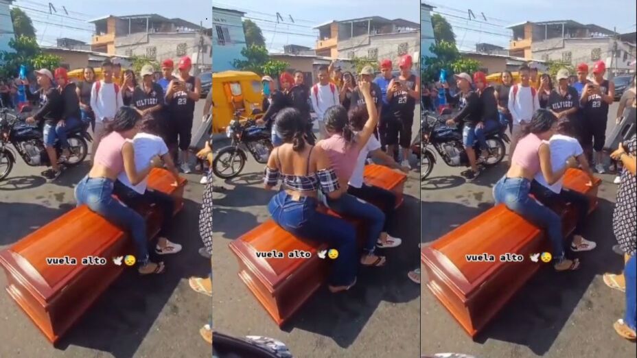 VIDEO: Jóvenes perreando sobre ataúd despiden a su amiga