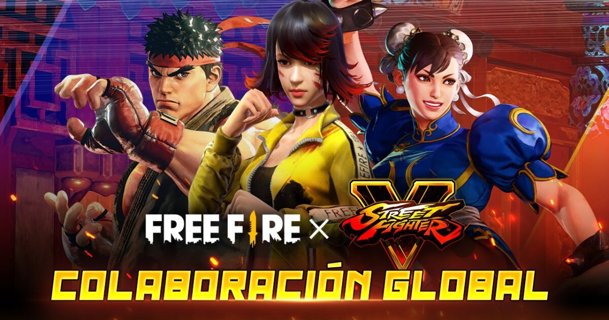Colaboración de Free Fire con Street Fighter