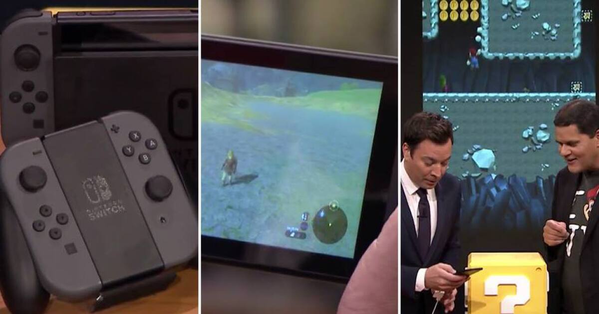VIDEO: Jimmy Fallon ya probó el Nintendo Switch y jugó Super Mario Run