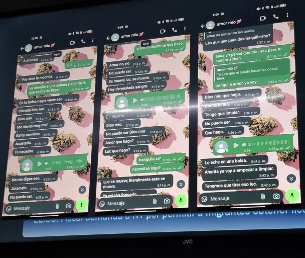 "Tenemos que tirar eso", revelan mensajes de Lucio "N" con su pareja planeando abandonar a su ...