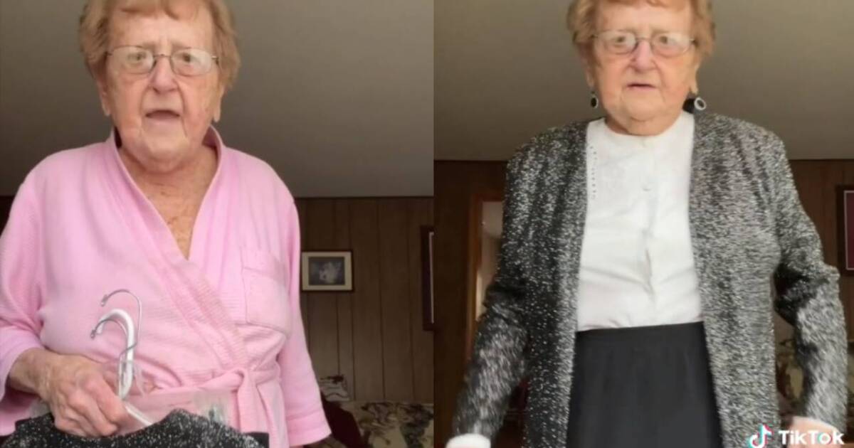 Abuelita Presume El Outfit Que Usará En Su Funeral