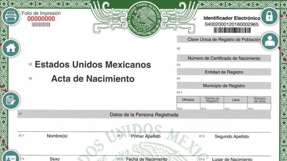 ¿Cómo imprimir tu acta de nacimiento desde casa?
