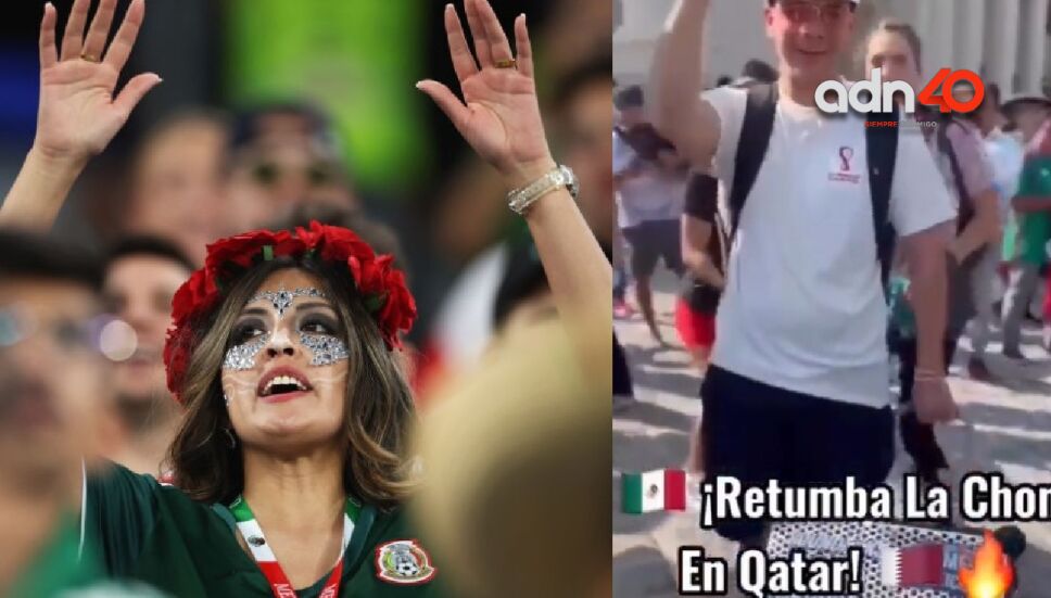Mexicanos bailan "La Chona" en Catar y se vuelve viral