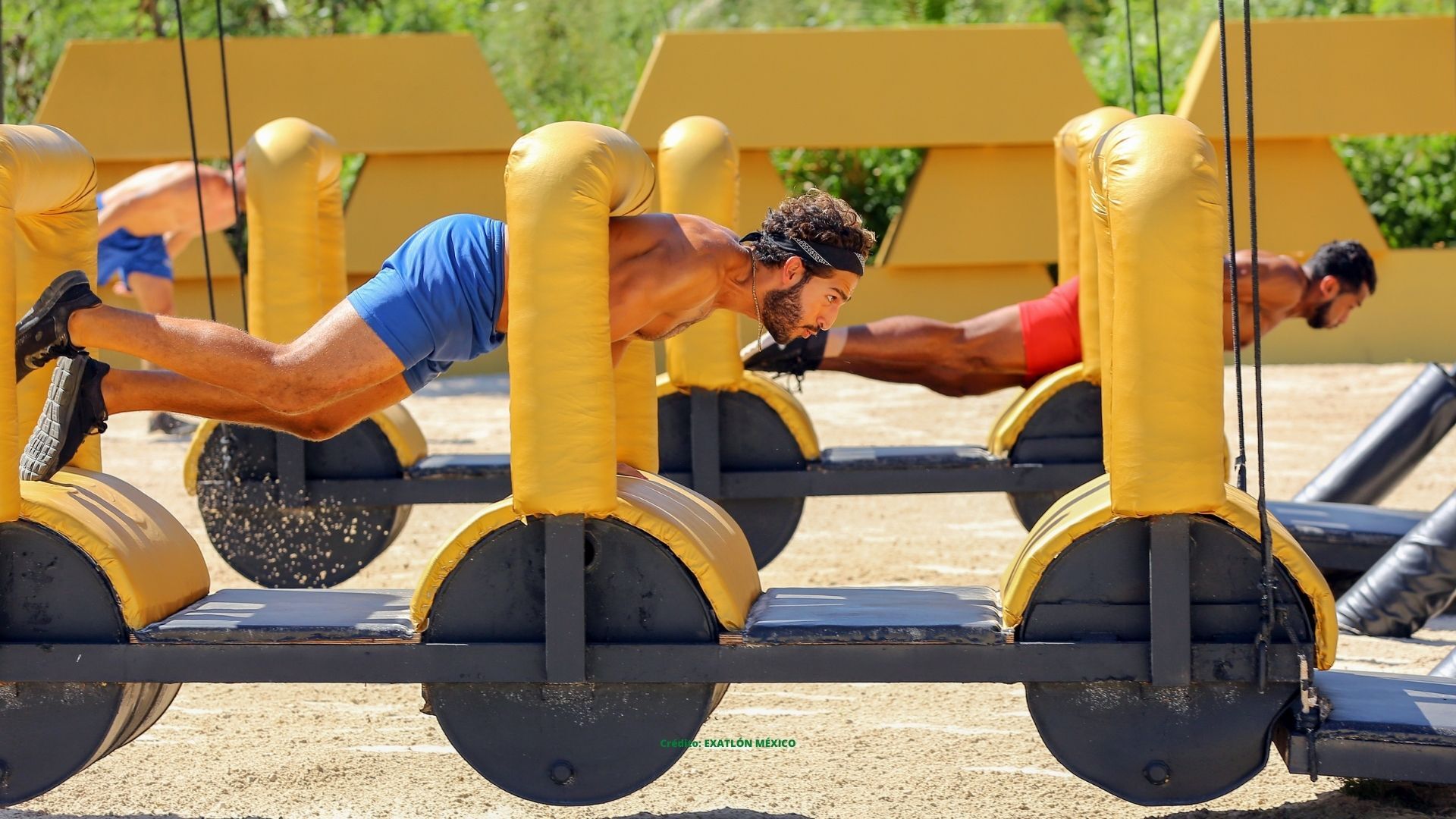 FOTOS: Vibrantes competencias en circuitos de Exatlón.