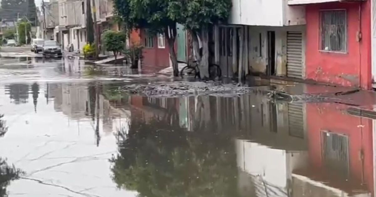 Asi se ven las afectaciones por lluvia en Chalco, hay más de 200 familias bajo aguas negras