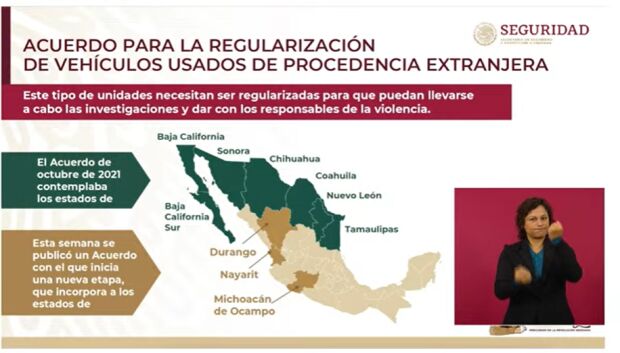 Inicia el programa de regularización de autos chocolate en 10 estados