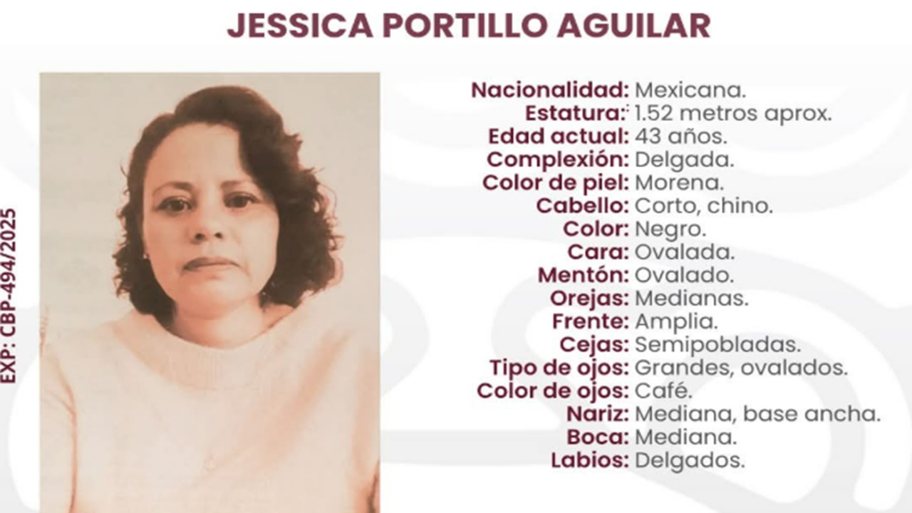 Jessica Portillo Aguilar es reportada como desaarecida en la central de ...