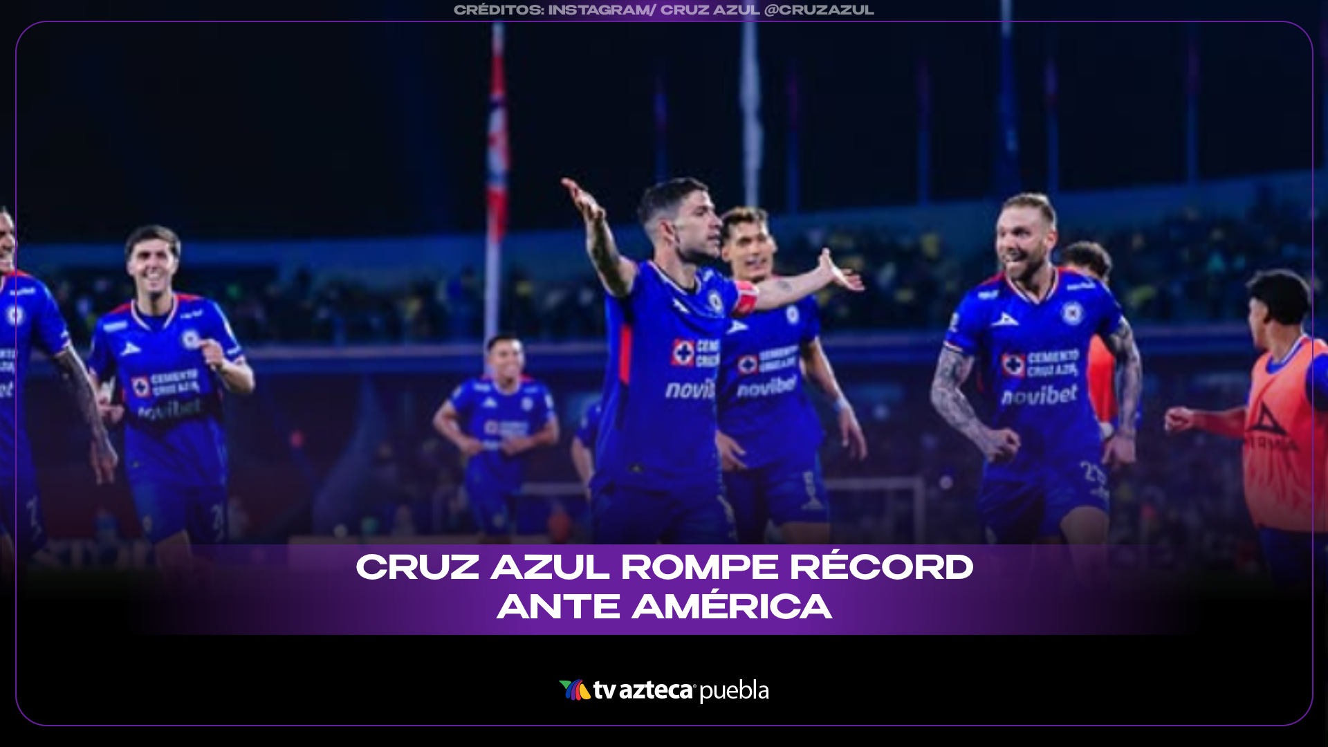 Cruz Azul hace historia: derrota al América 2-1 y supera récord invicto ...