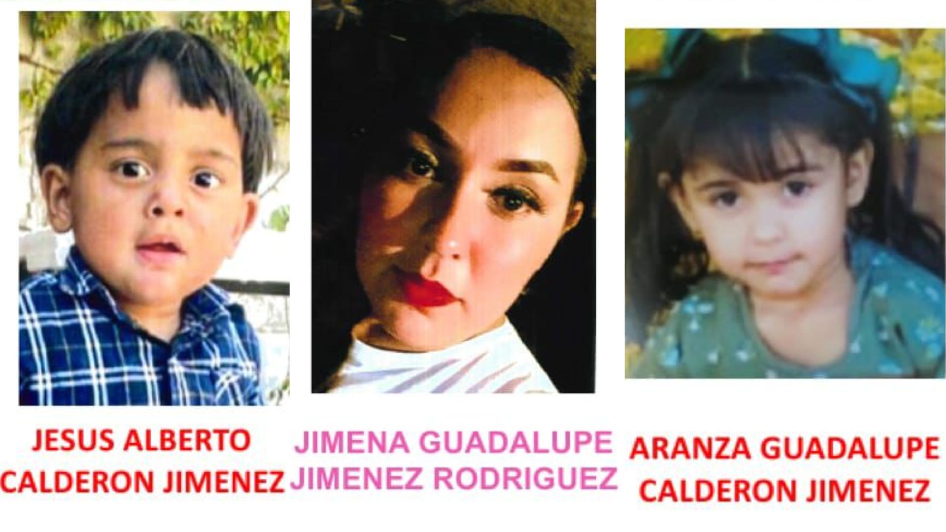 Buscan a Jimena y sus dos hijos, desaparecidos en Culiacán