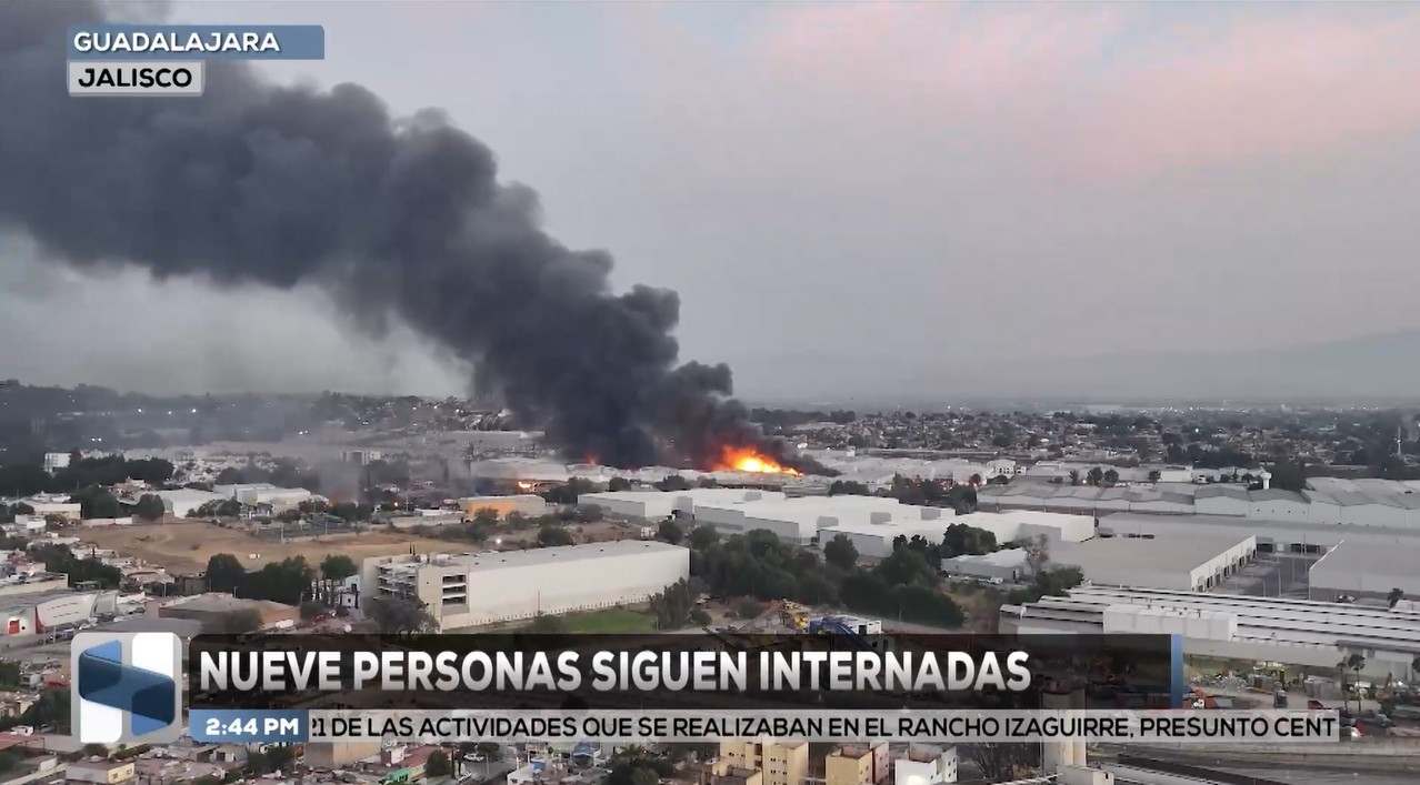 Incendio de fábrica en Jalisco; continúan hospitalizadas 9 personas ...