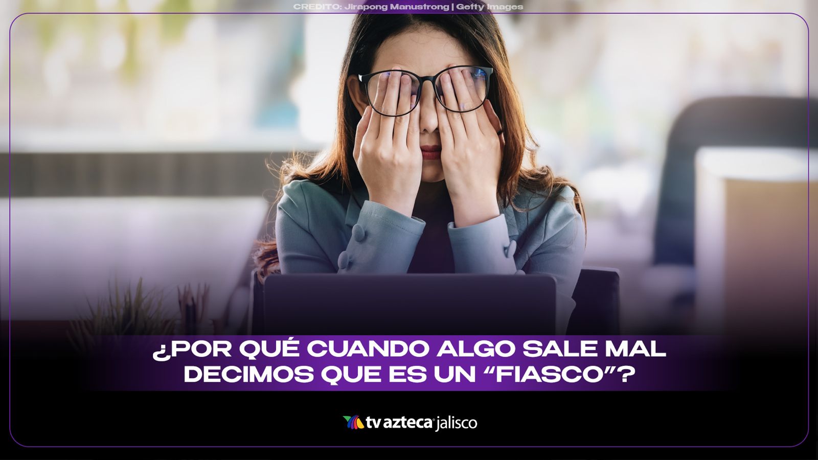 ¿Por qué decimos que algo fue "un fiasco" cuando algo sale mal?