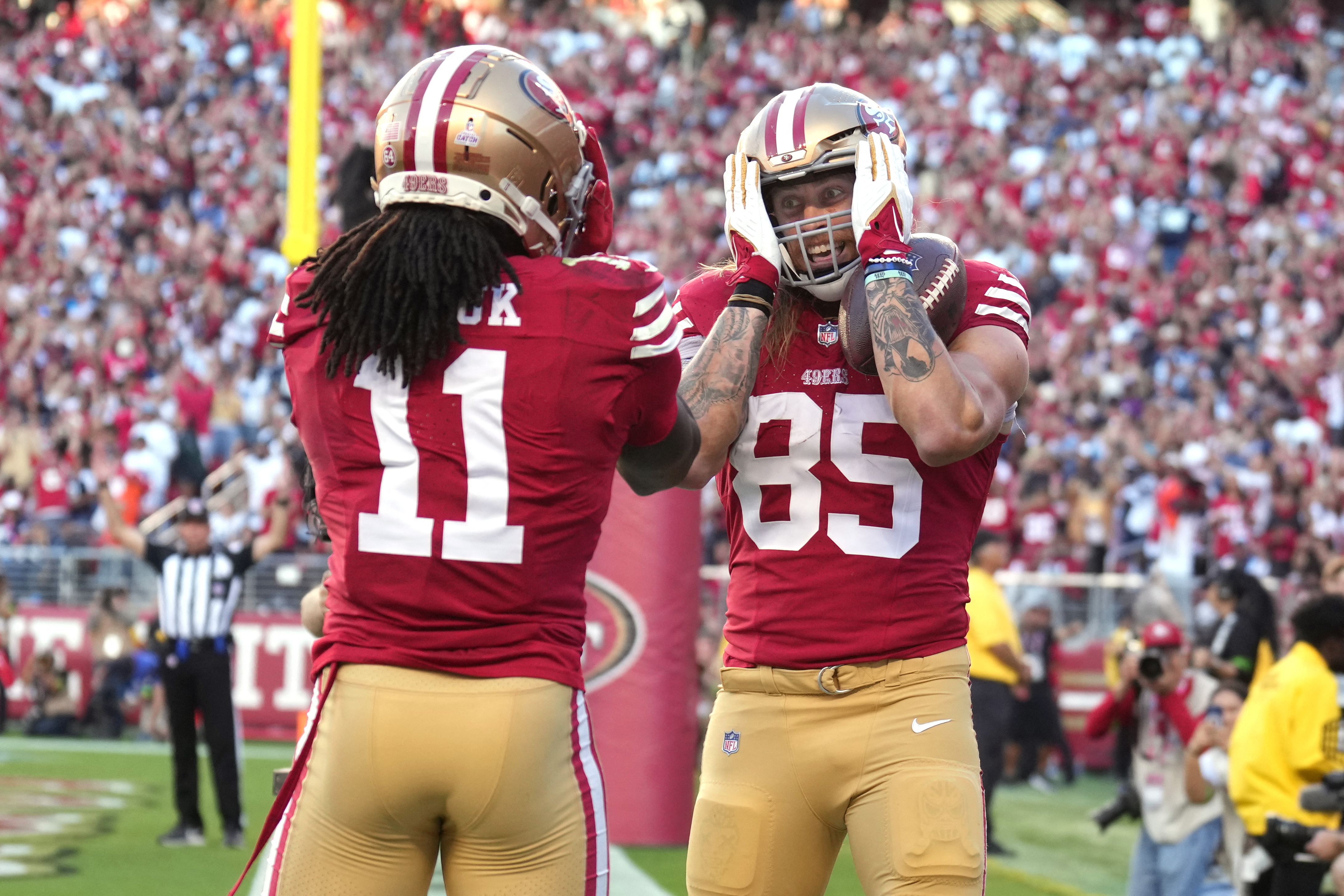 George Kittle se rompió el tendón de aquiles ante Philadelphia