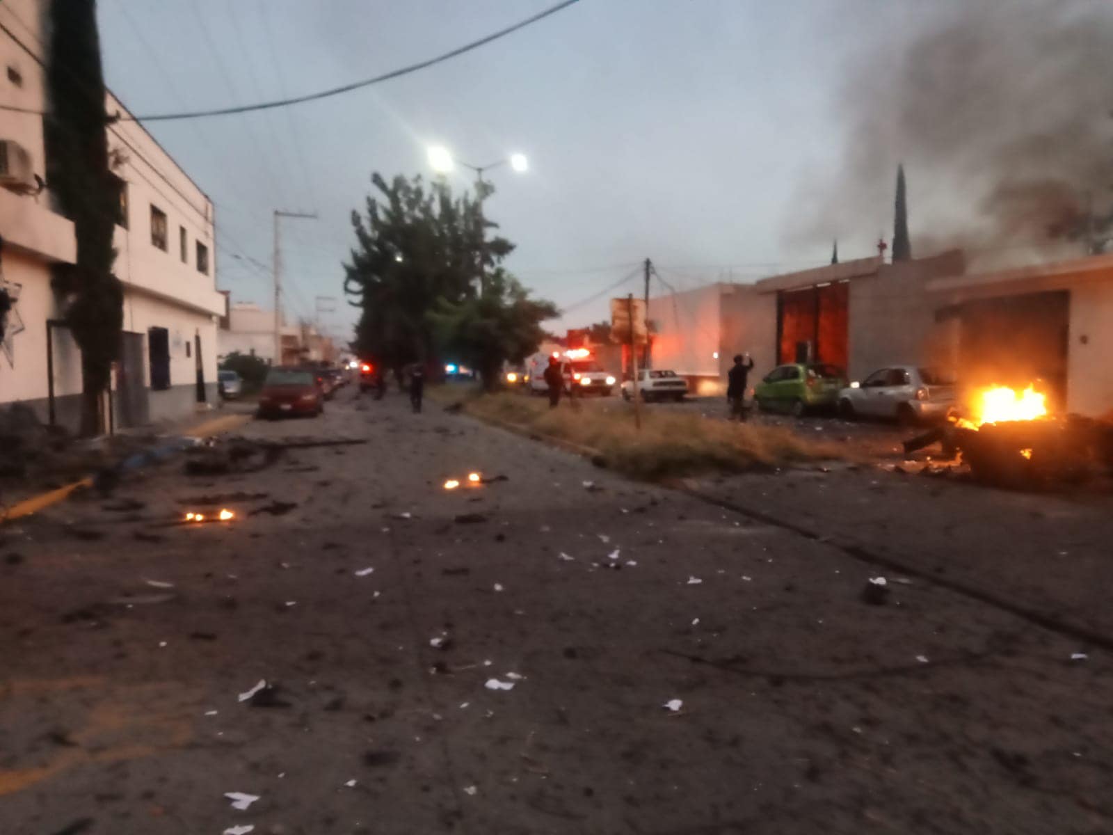Coche bomba estalla frente a oficina de la Policía en Acámbaro, Guanajuato hoy 24 de octubre 2024