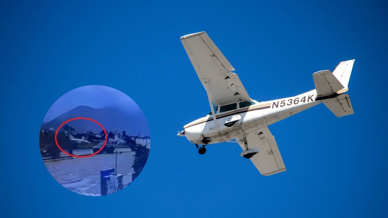 Avioneta se estrella y explota en playa de Brasil (VIDEO)