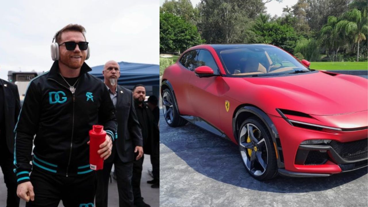 Canelo Álvarez presume su nuevo Ferrari, ¿cuánto cuesta?