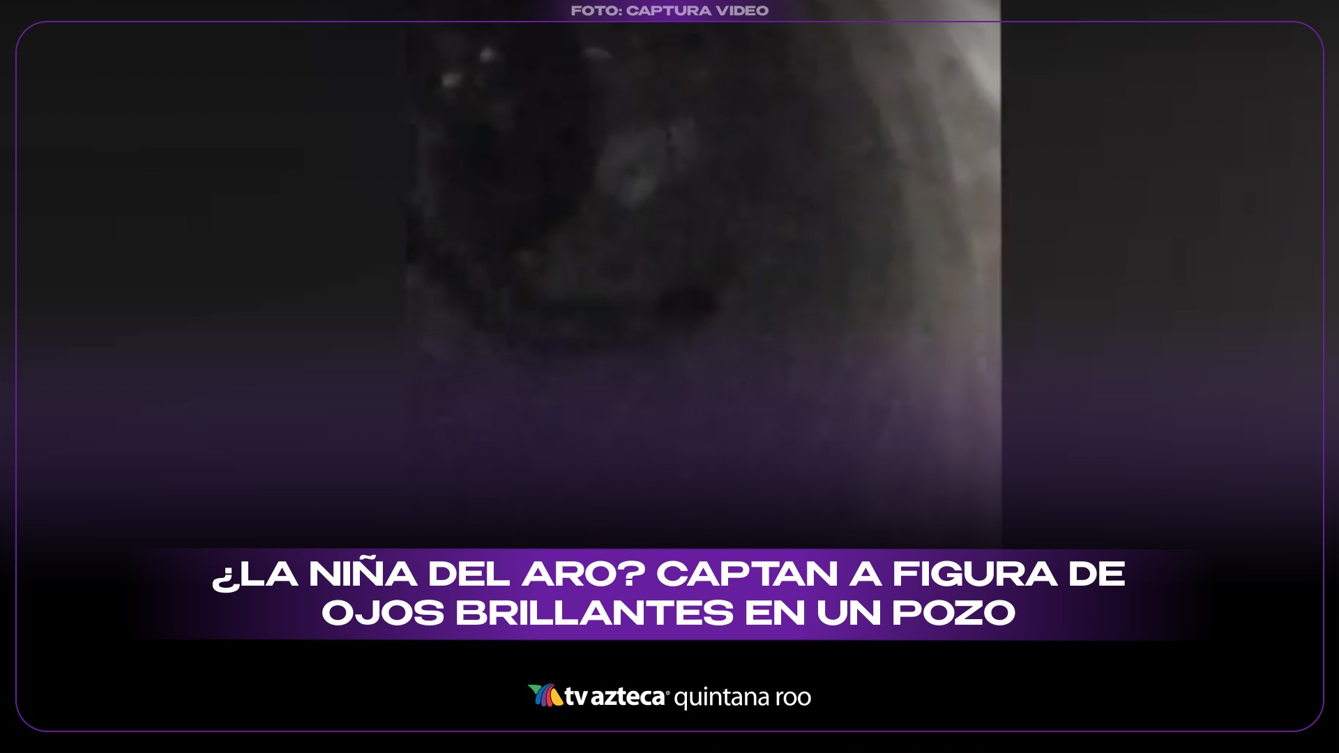 Terrorífico VIDEO: ¿La niña del aro? Captan a Figura de ojos brillantes ...