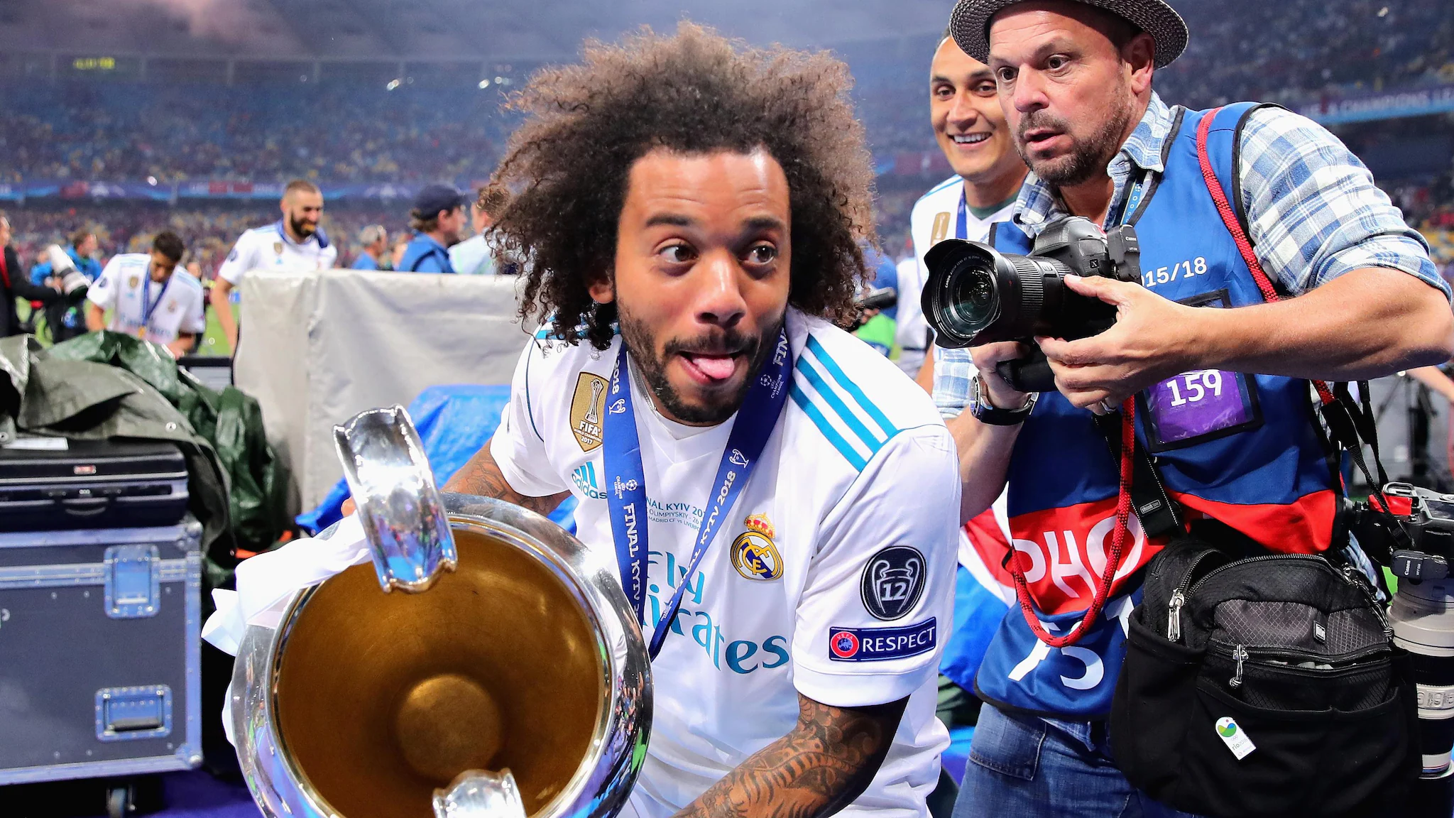 Marcelo llegó a los 100 partidos en la Champions League