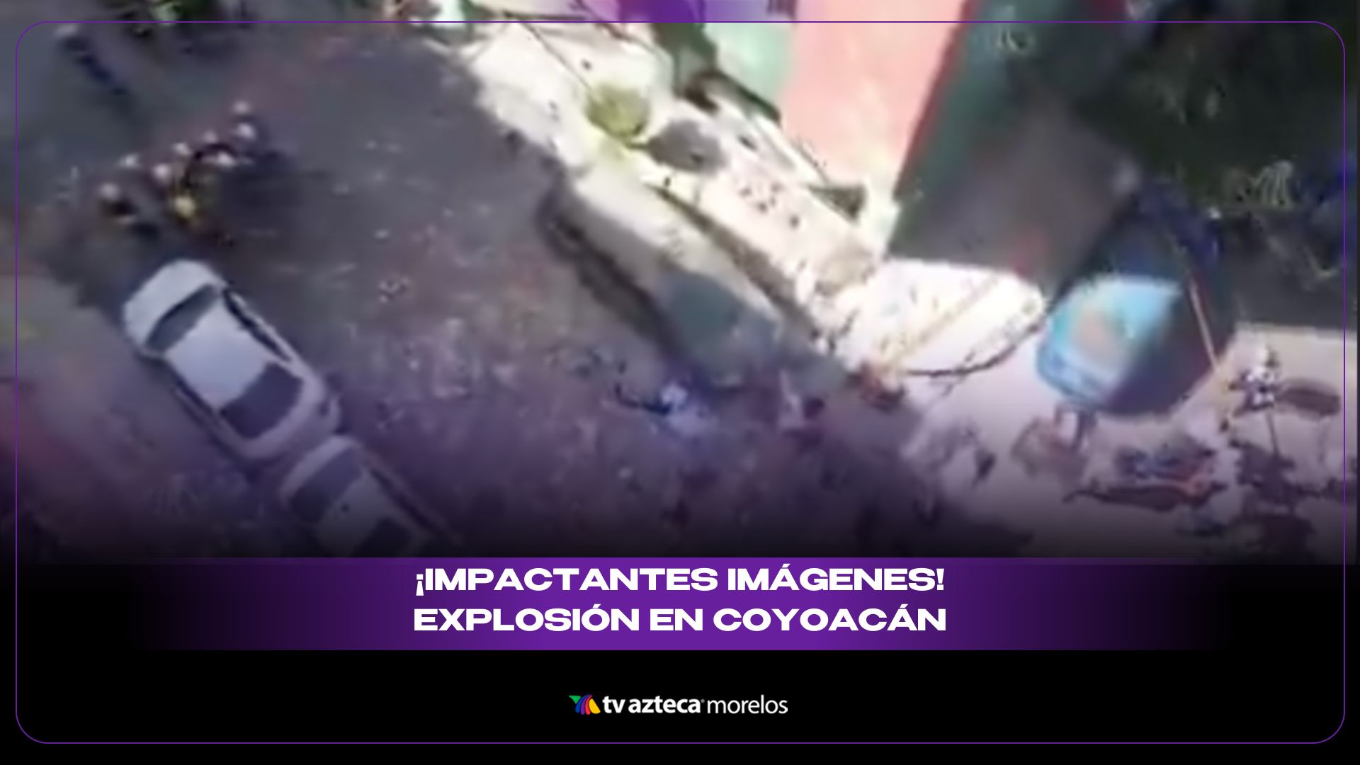 Explosión por fuga de gas en Coyoacán deja heridos y cientos de evacuados
