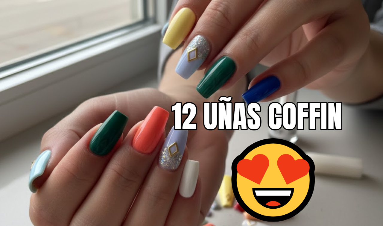 12 modelos de uñas coffin hermosos: hay de todos los colores y con ...