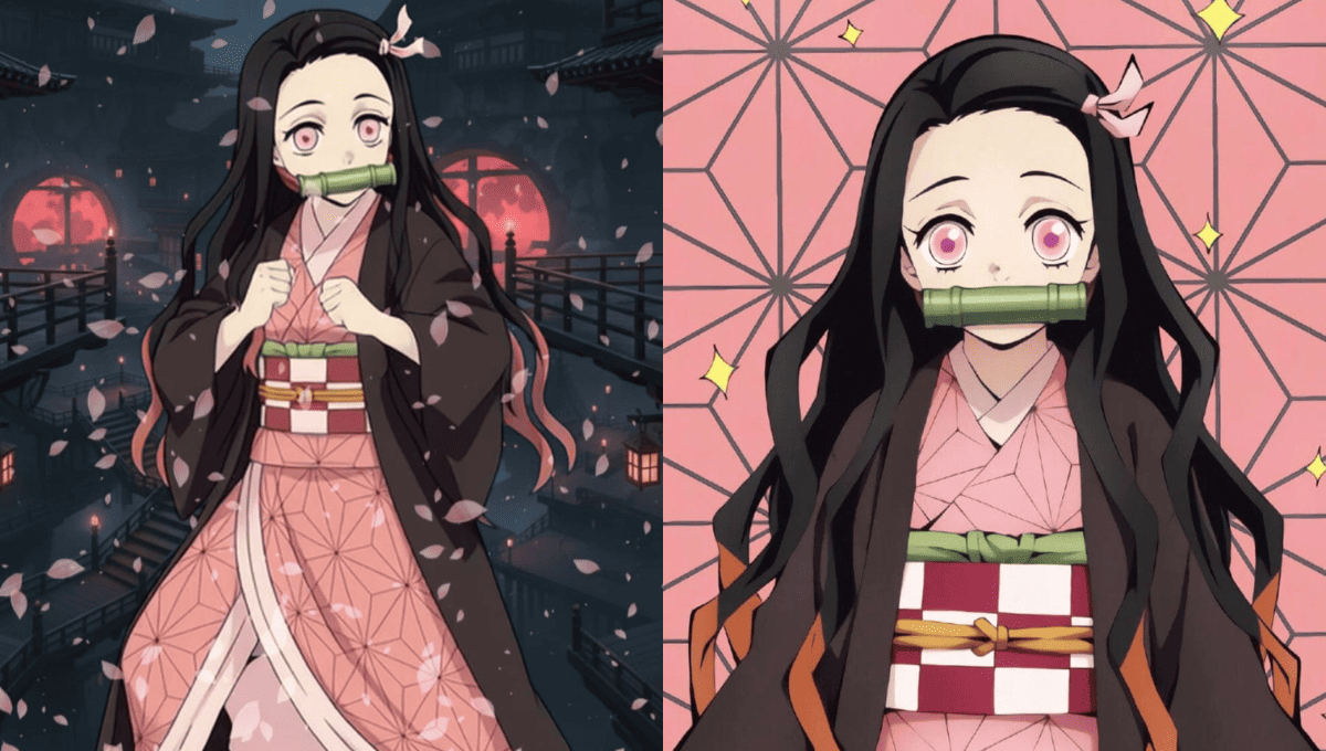 Así se vería Nezuko de 'Demon Slayer' en la vida real