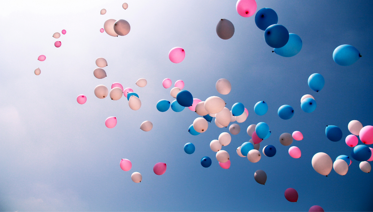 Soltaron más de un millón de globos y, en medio de la confusión ...
