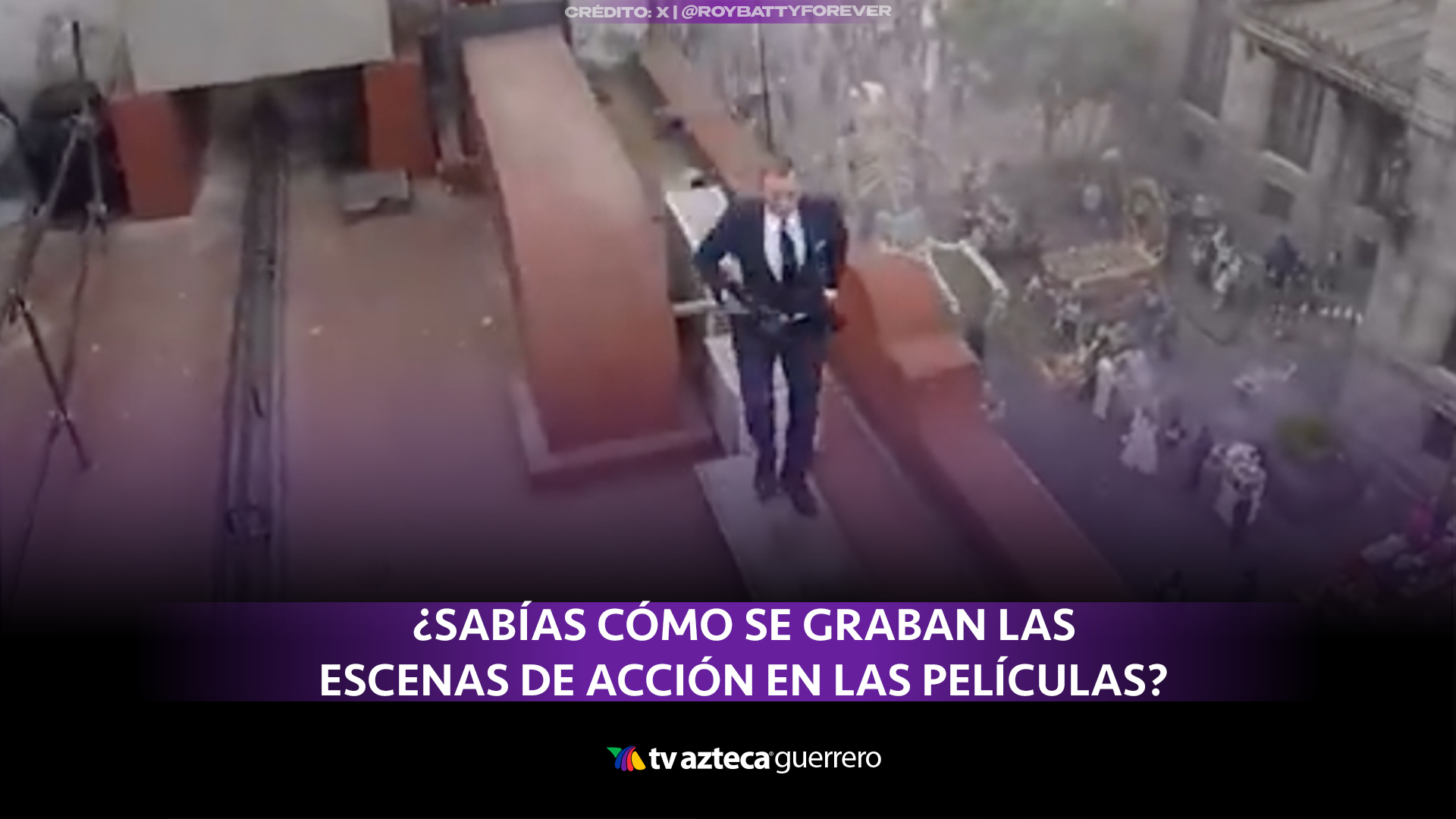 Así se graban las escenas de acción en las películas
