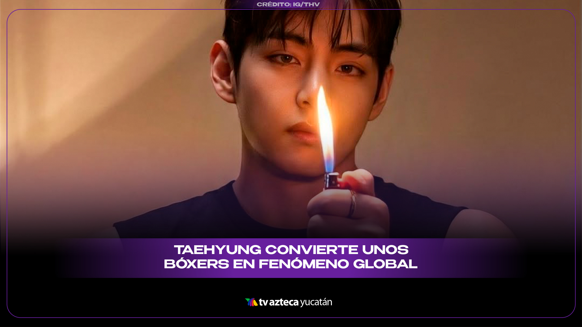 Taehyung de BTS agota bóxers de 340 dólares tras foto viral en V TYPE