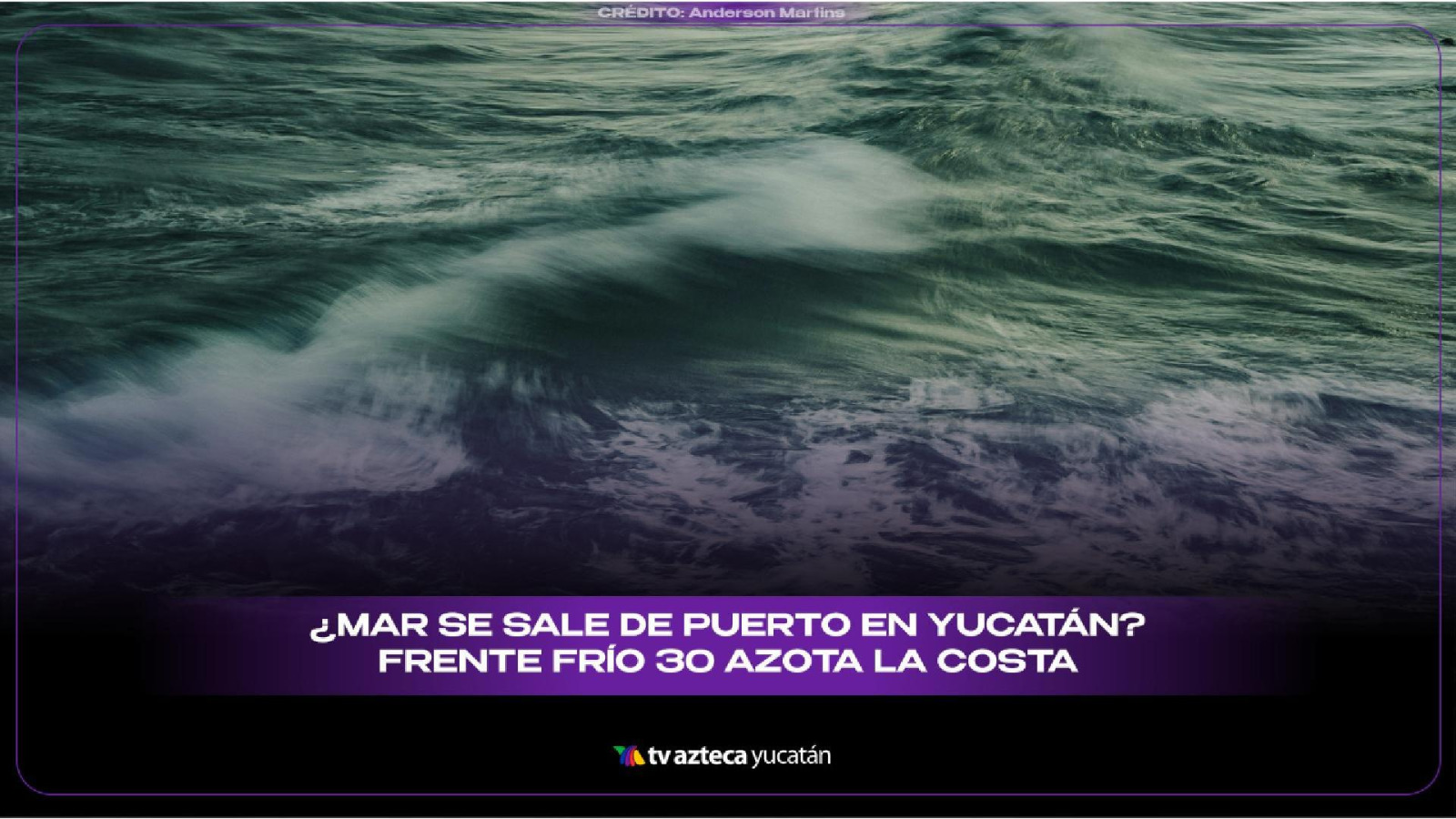 Video muestra que se sale el mar en Yucatán