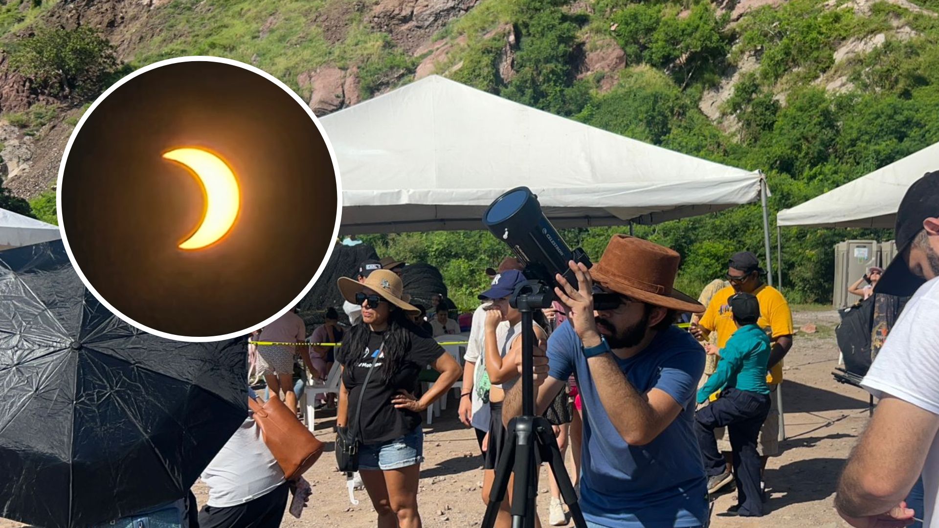 Eclipse solar parcial desde Mazatlán, Sinaloa