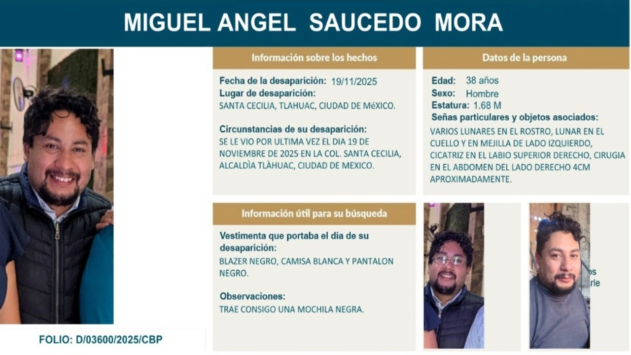 Crisis de desaparecidos en México: Familiares de Miguel Ángel Saucedo Mora, en medio de un ...