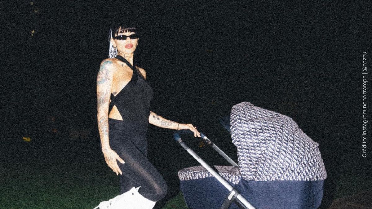 Así luce Cazzu a poco más de un mes del nacimiento de su hija