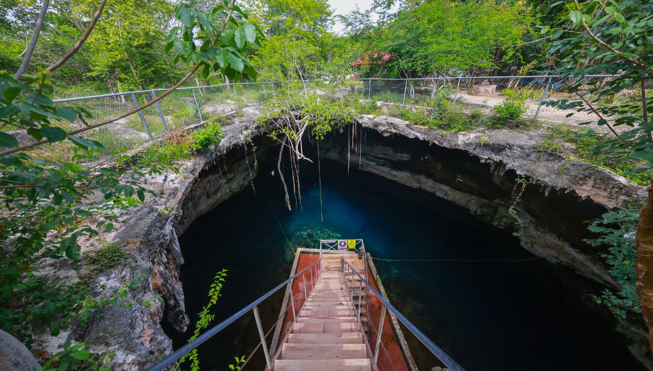 Familia de Yucatán descubren un cenote en el patio de su casa: VIDEO