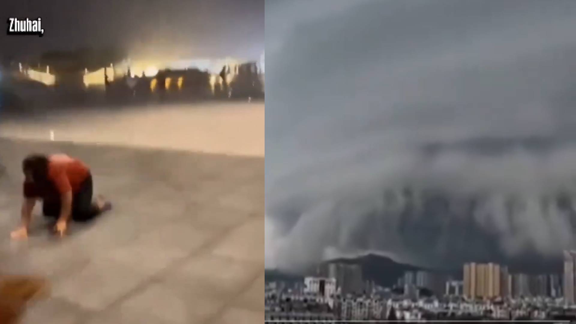 Impactantes VIDEOS: Así golpeó el tifón Wipha en la ciudad de Zhuhai en ...
