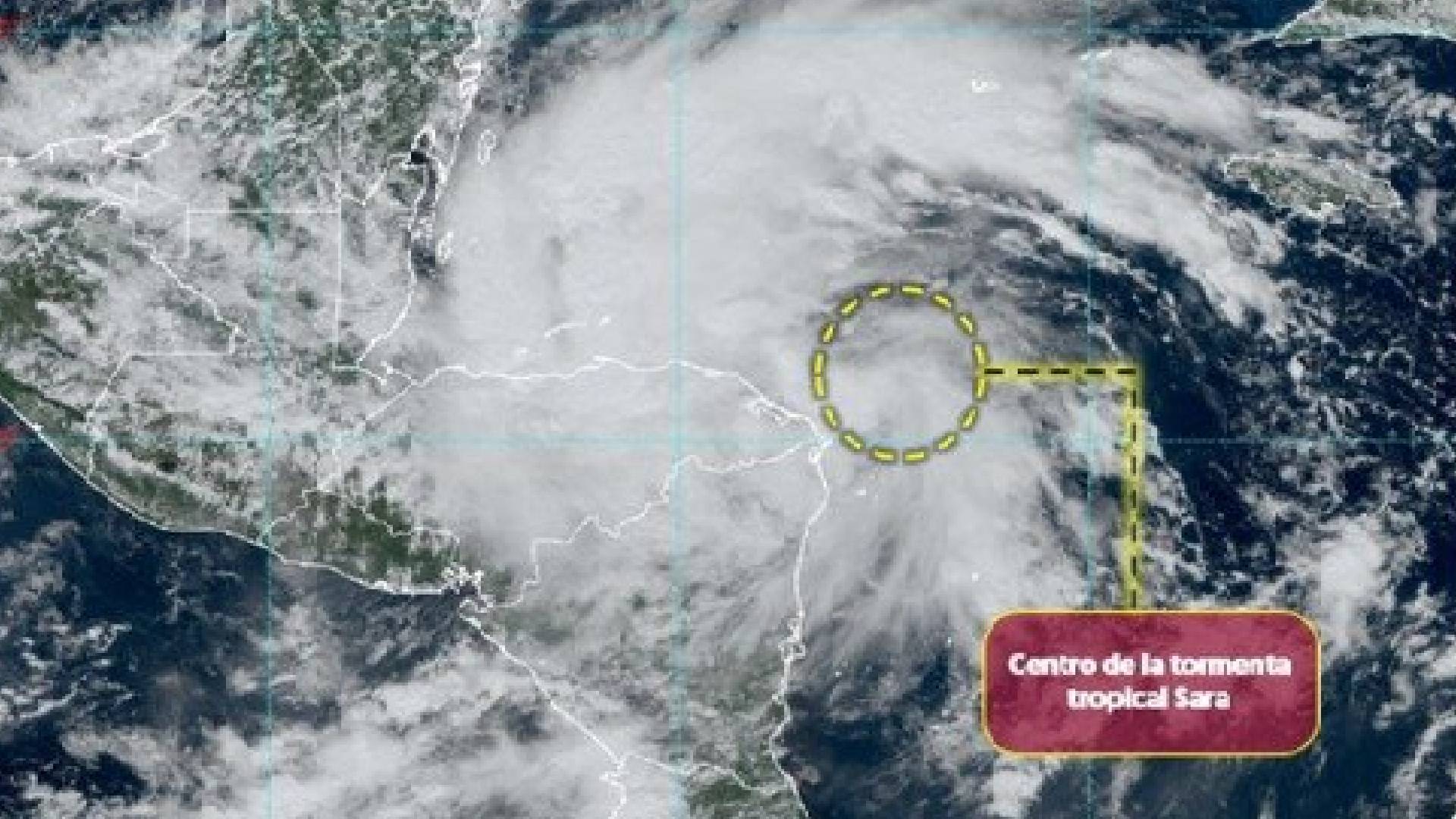 Tormenta Tropical Sara se aproxima a Quintana Roo; esta es ubicación