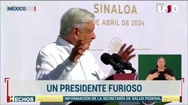 Presidente AMLO molesto porque medios de comunicación difunden ... Presidente AMLO molesto porque medios de comunicación difunden ...