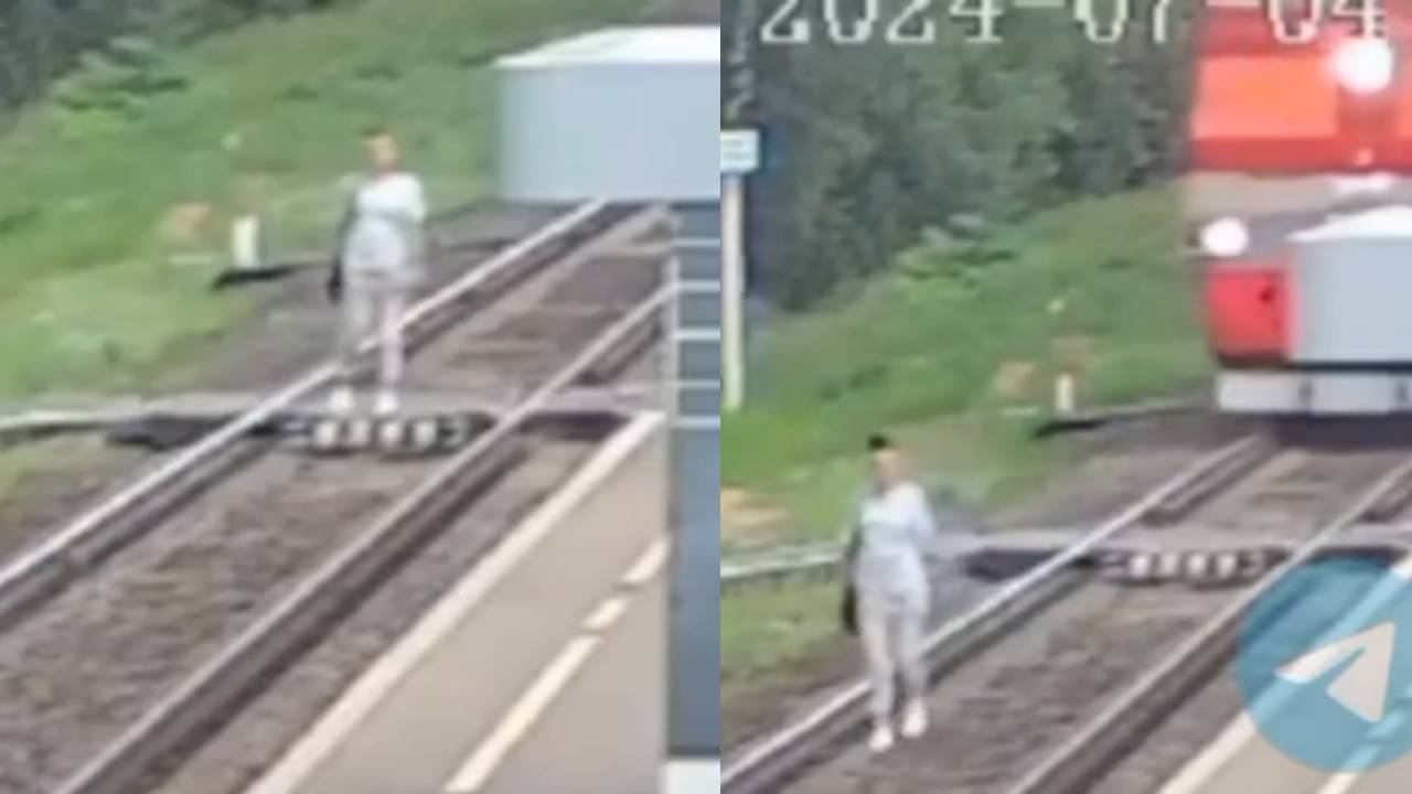 VIDEO VIRAL: Mujer muere arrollada por tren en Rusia