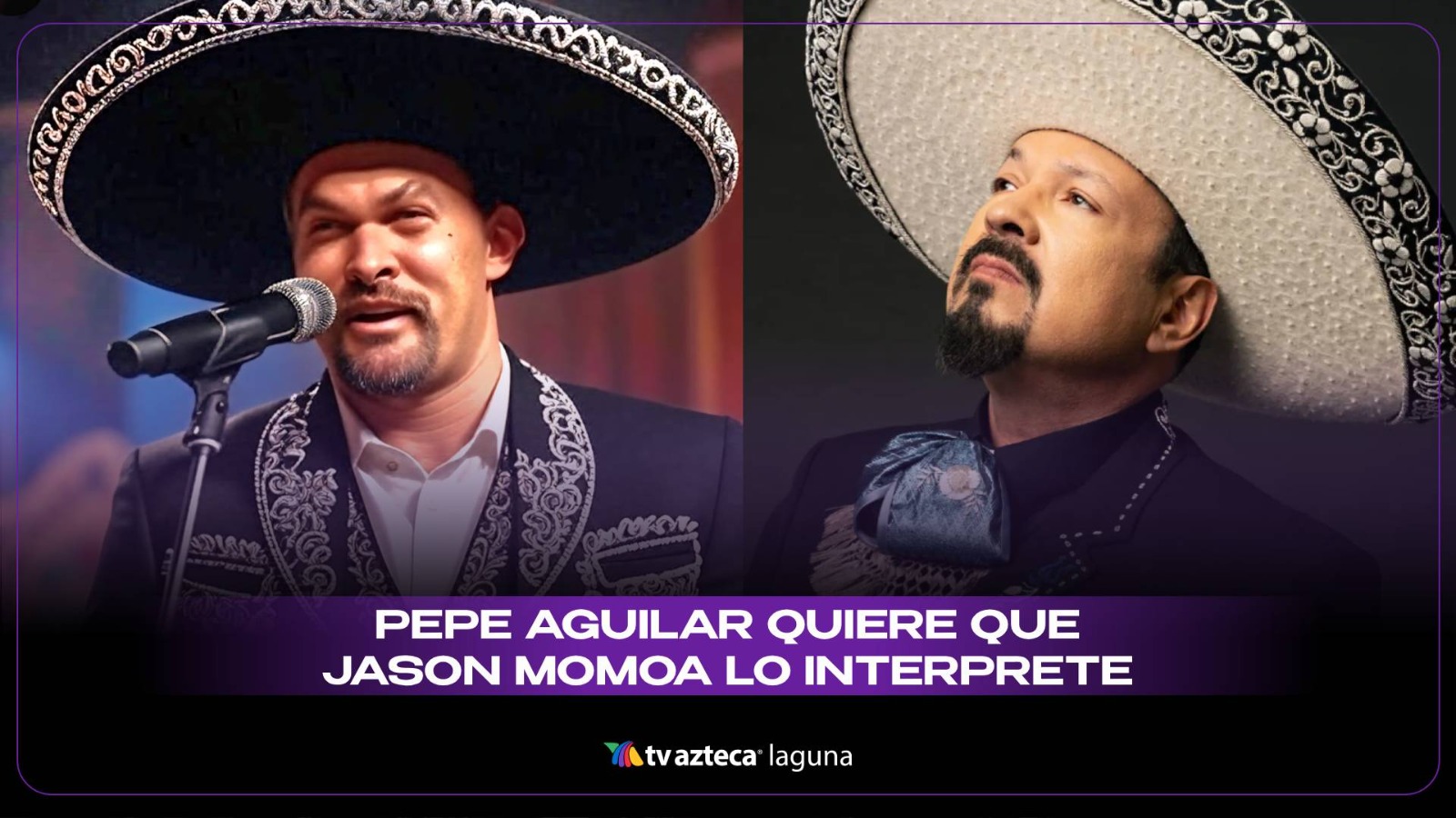 Pepe Aguilar quiere que Jason Momoa lo interprete en serie biográfica